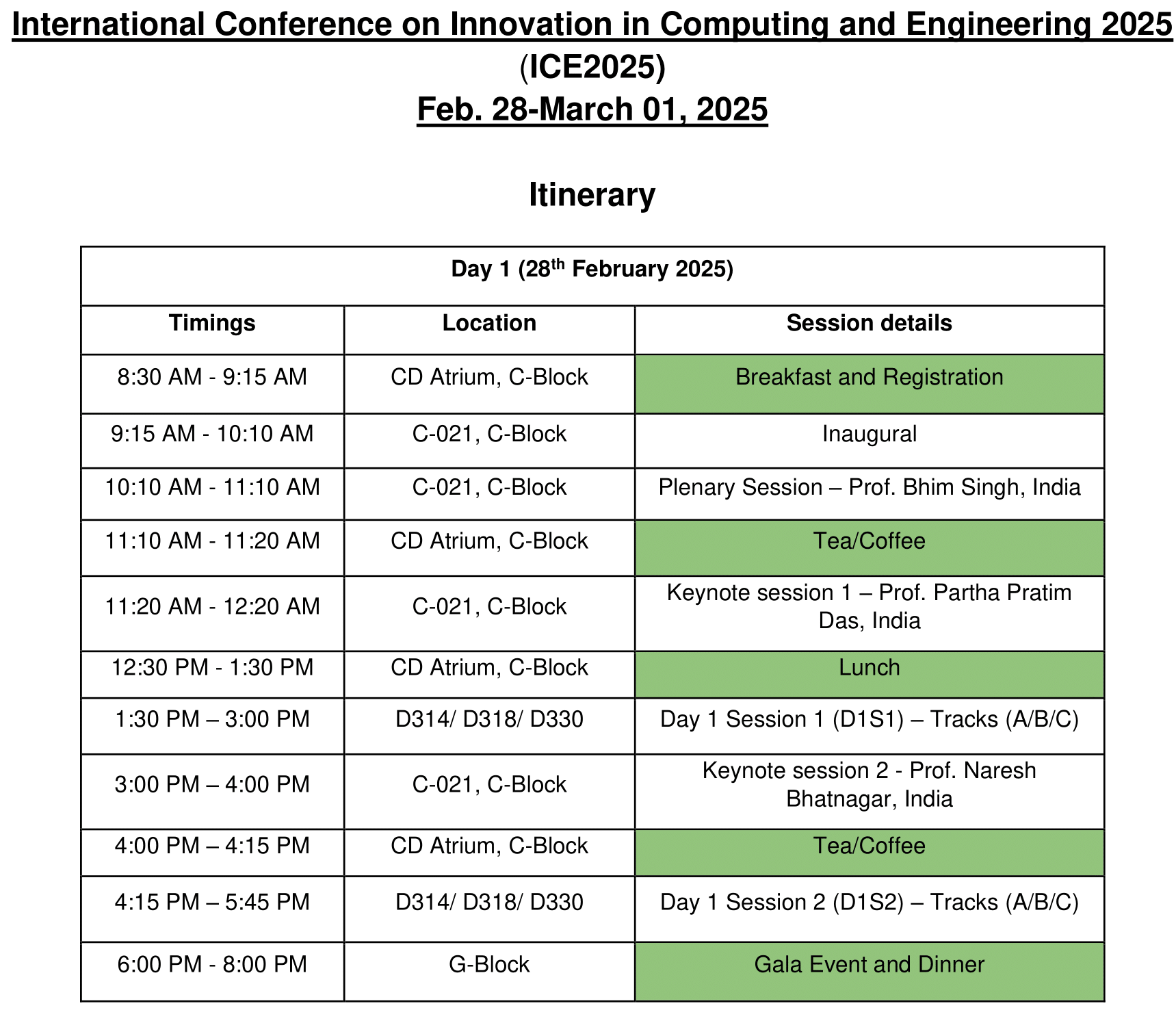 Program – ICE 2025
